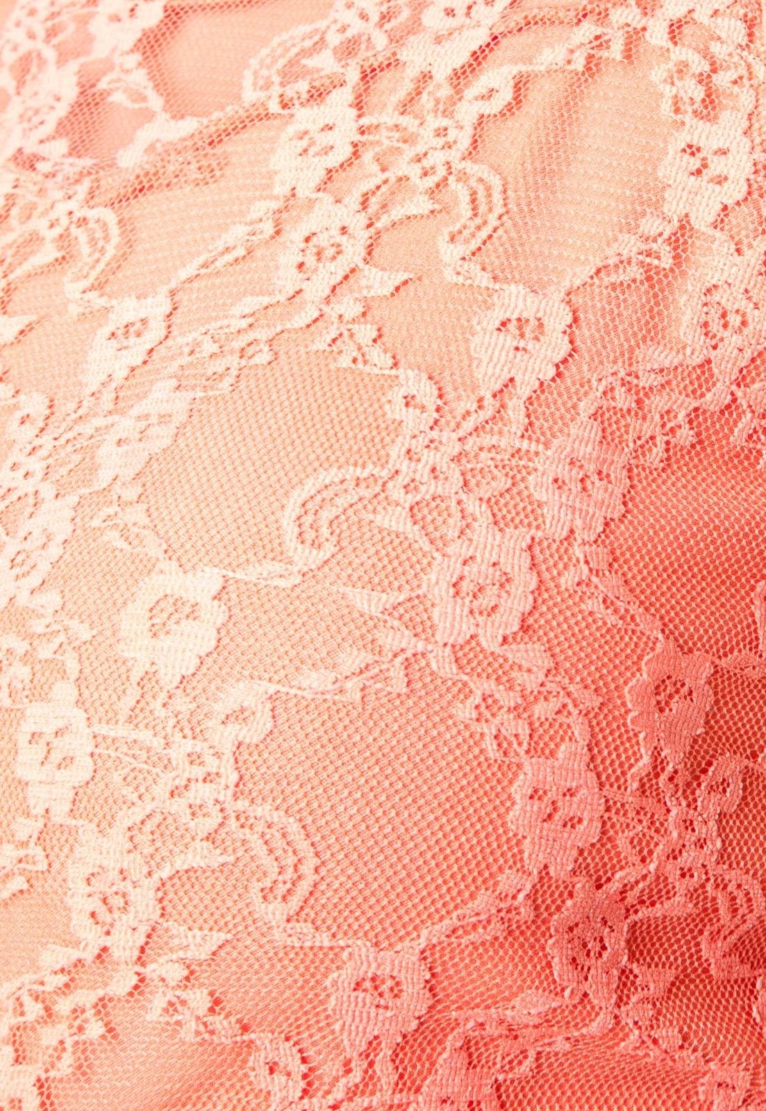 Vestido Pink Connection Renda Laranja - Compre Agora | Dafiti Brasil