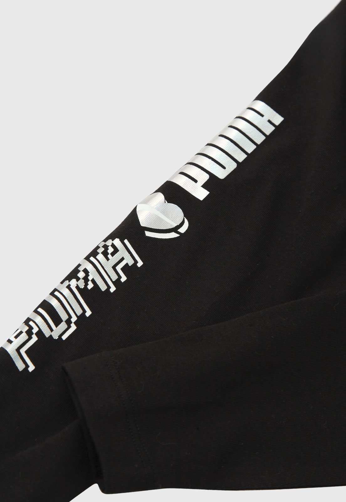 Calça Puma Infantil Lettering Preta - Compre Agora | Dafiti Brasil