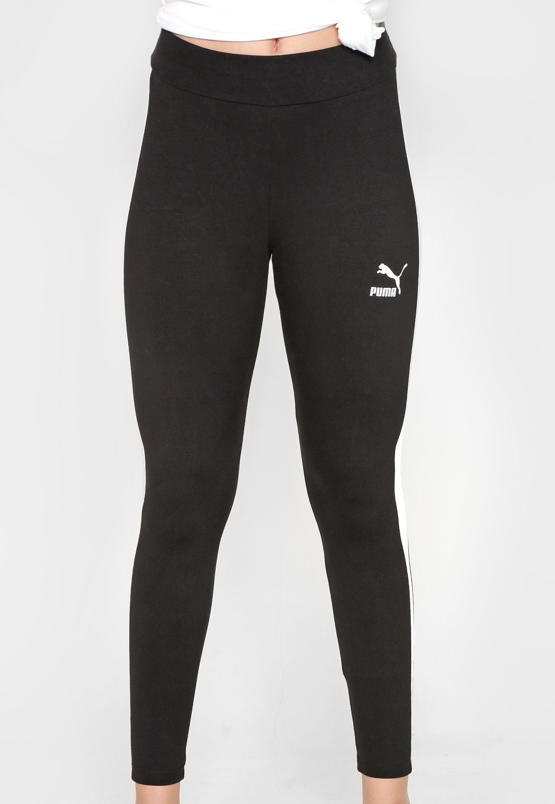 Legging Puma Iconic T7 Preta Branca Compre Agora Dafiti Brasil