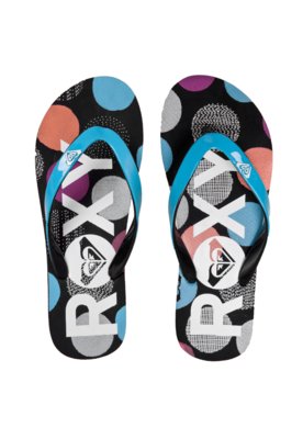 Chinelo Roxy Barcelona Preto - Compre Agora | Dafiti Brasil