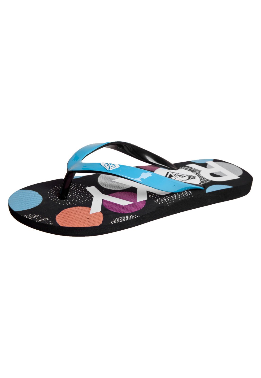 Chinelo Roxy Barcelona Preto - Compre Agora | Dafiti Brasil