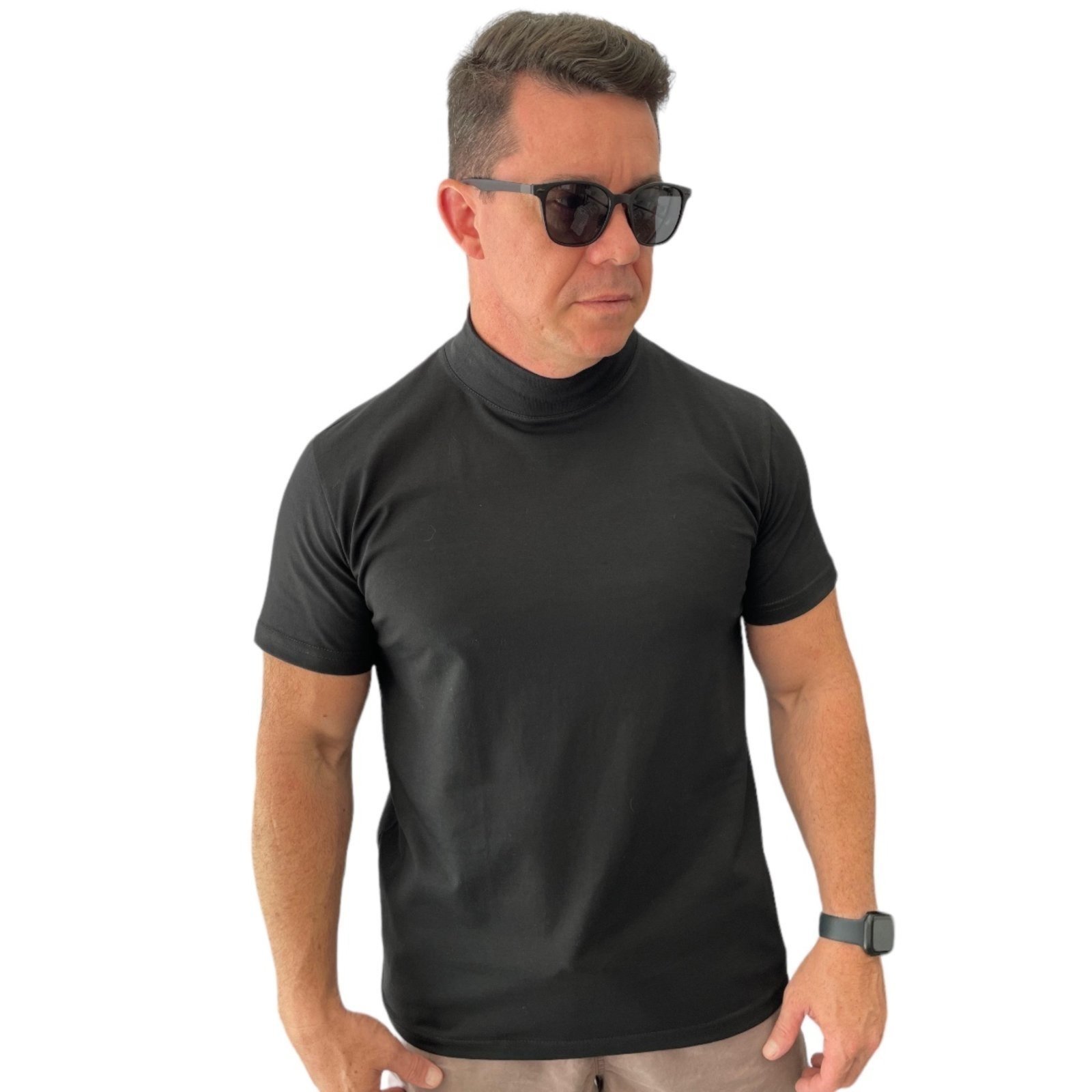 Camiseta gola alta Stecchi - Compre Agora | Dafiti Brasil Camiseta gola alta Stecchi - Compre Agora | Dafiti Brasil