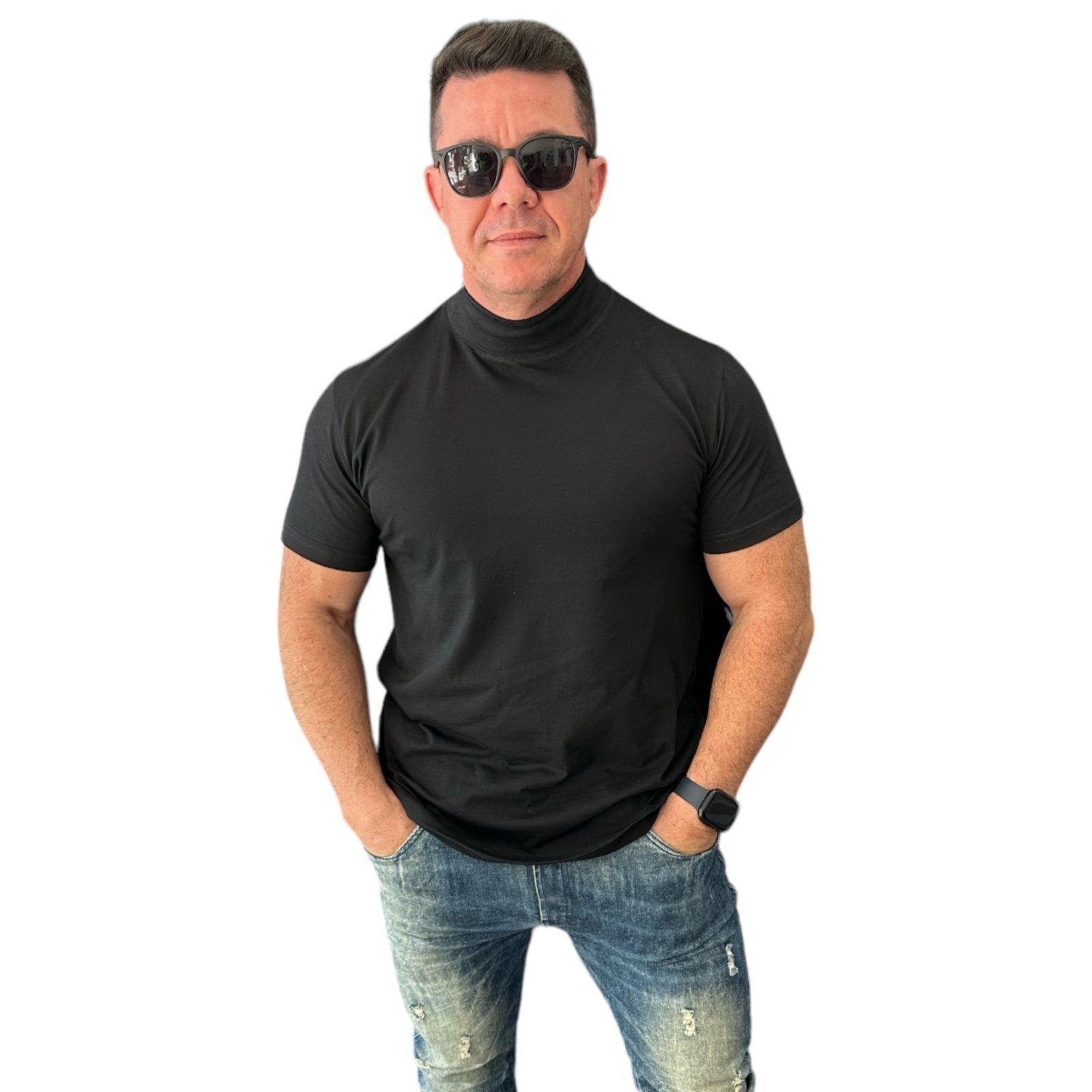 Camiseta gola alta Stecchi - Compre Agora | Dafiti Brasil Camiseta gola alta Stecchi - Compre Agora | Dafiti Brasil