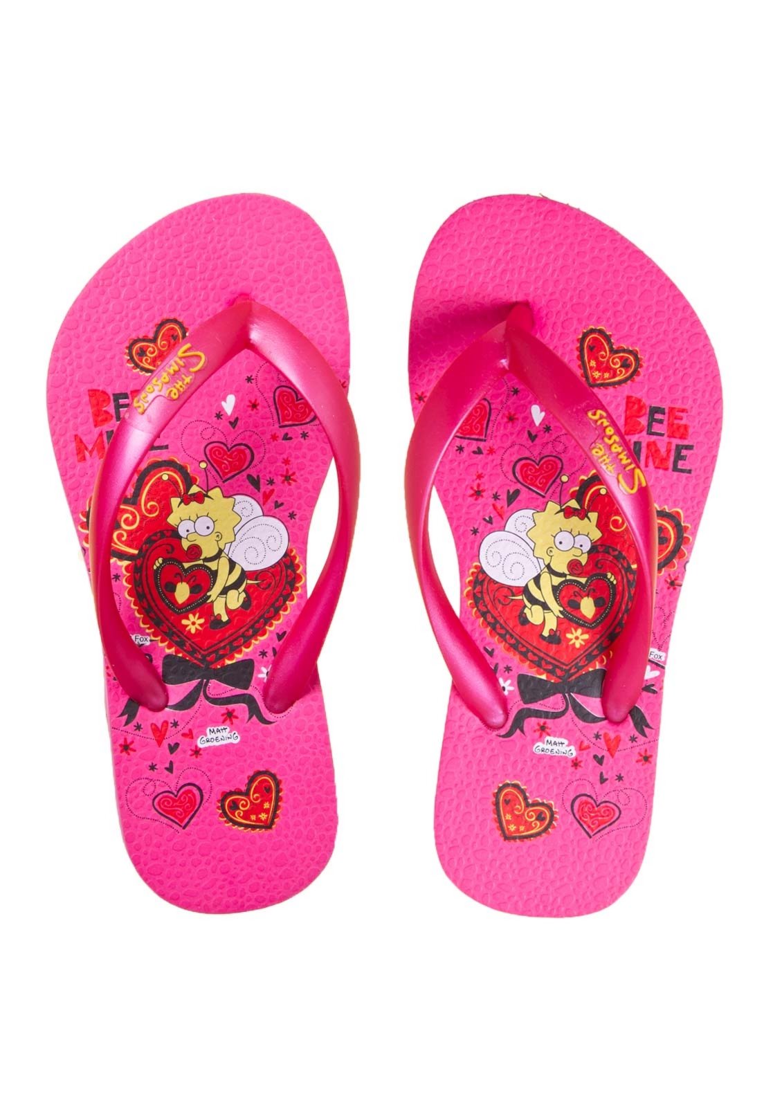 Chinelo Simpsons Bee Mine Rosa - Compre Agora | Dafiti Brasil