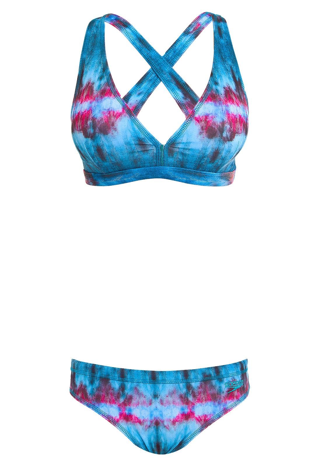 Biquíni Speedo Sunquíni Foliage Azul Compre Agora Dafiti Brasil