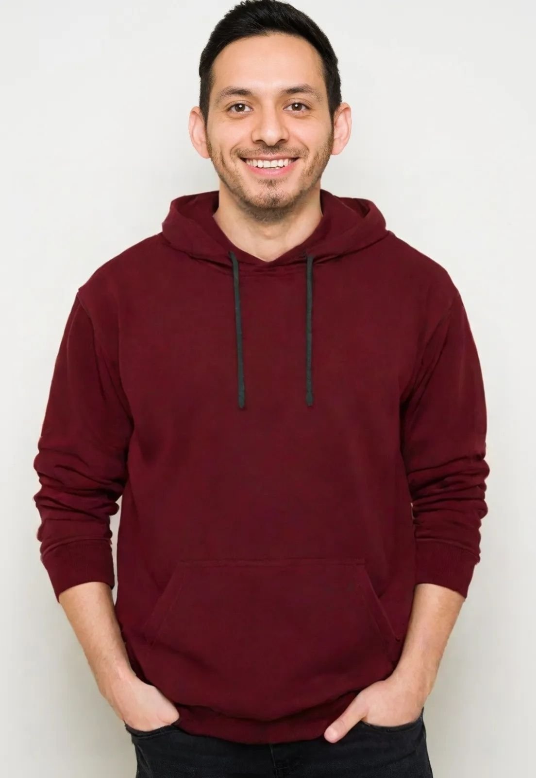 Moletom Liso Moleton Casaco Fechado Algodão Masculino Blusa De Frio