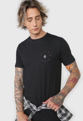 Camiseta Volcom Bird Preta - Compre Agora | Dafiti Brasil