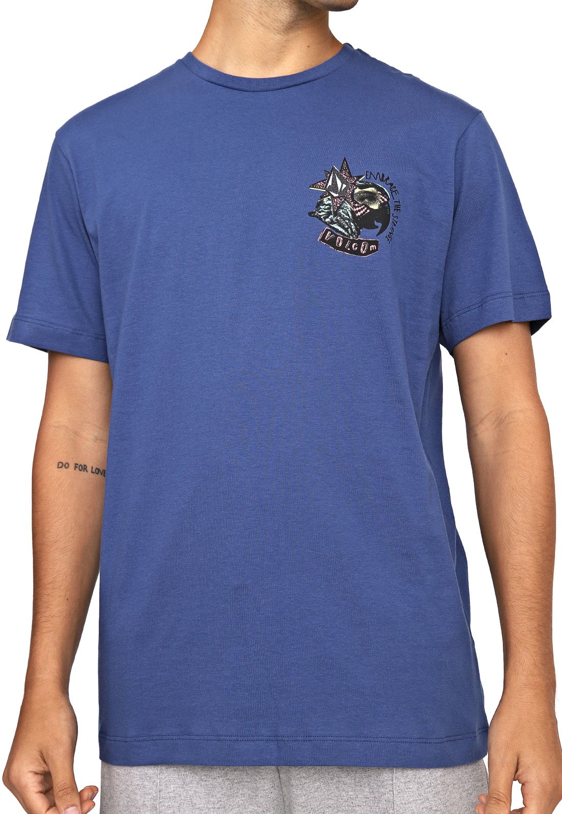 Camiseta Volcom Party Bird Azul - Compre Agora | Dafiti Brasil
