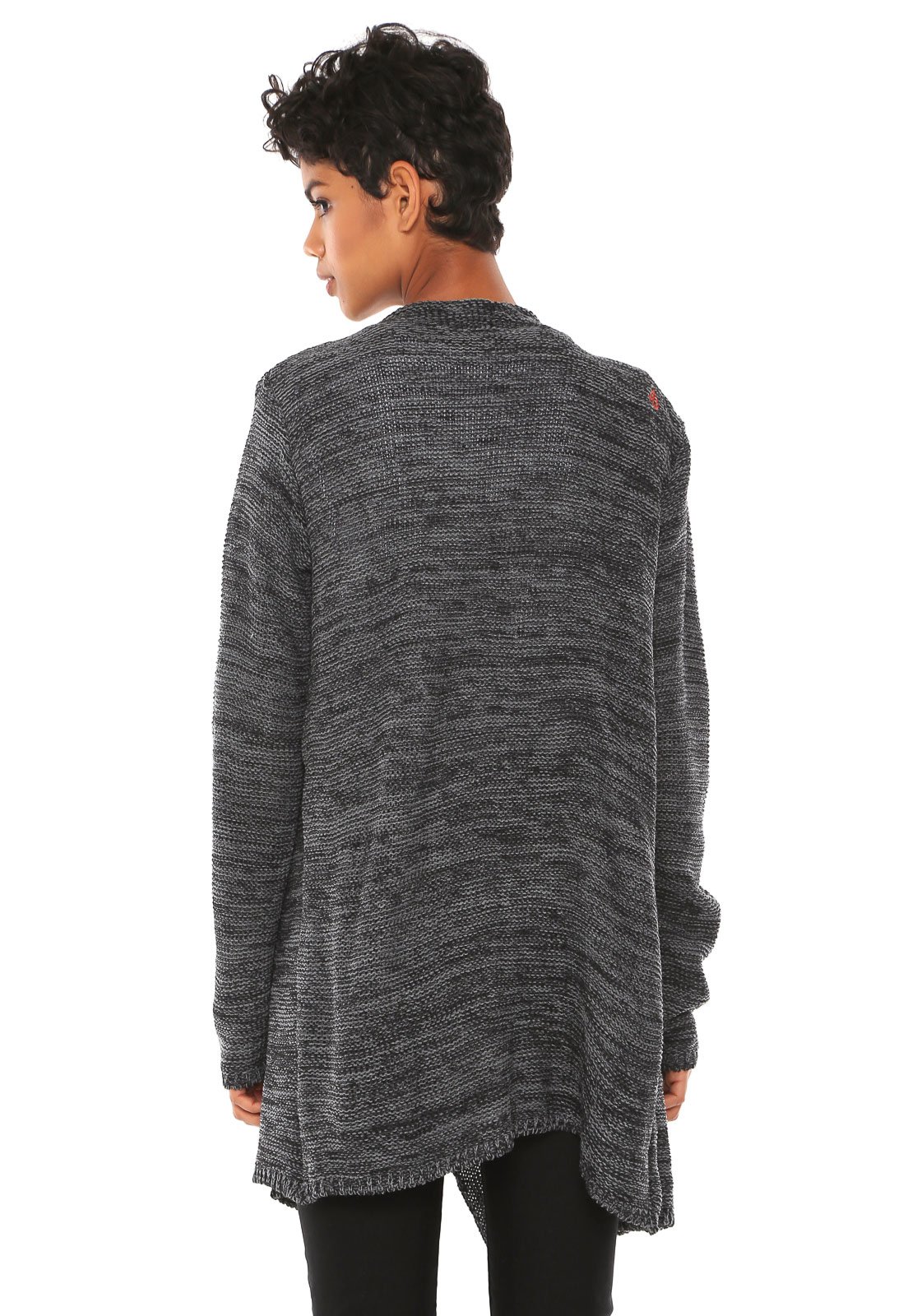 Cardigan Volcom Tricot Go Go Cinza - Compre Agora | Dafiti Brasil