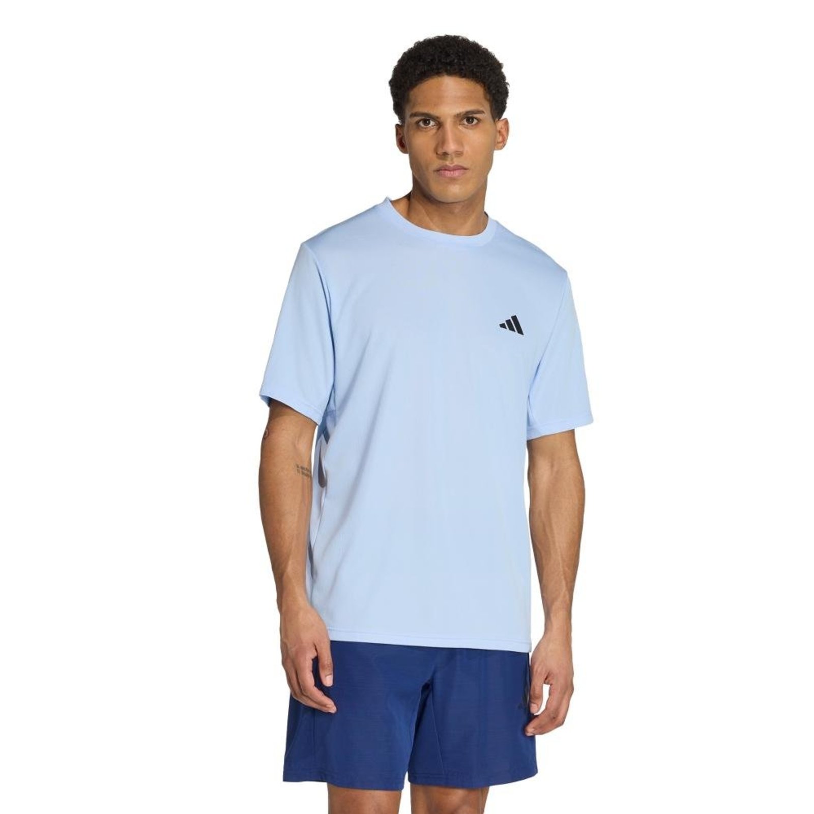 CAMISETA WORKOUT ESSENTIALS BASE adidas Performance Azul - Compre Agora ...