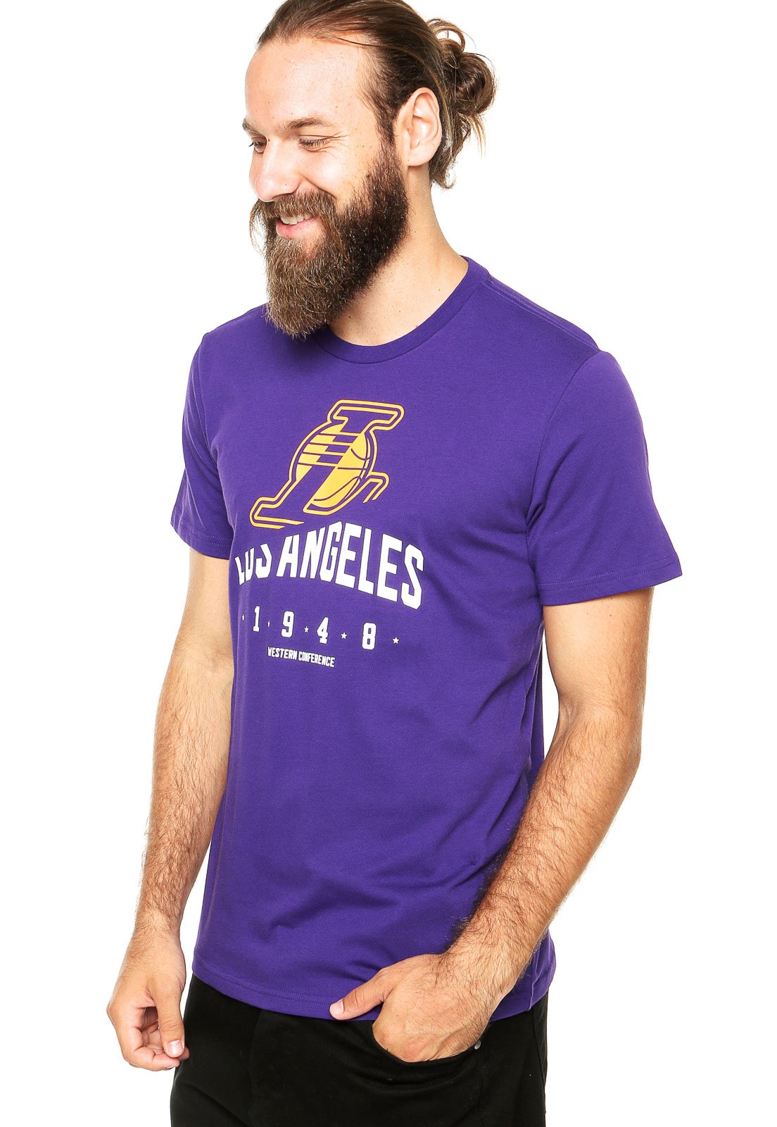 Camiseta adidas Basic Clubs Nba Roxa - Compre Agora | Dafiti Brasil